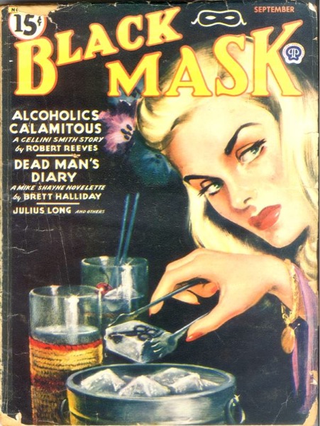 Covers from Black Mask, a Vintage Pulp Fiction Mag