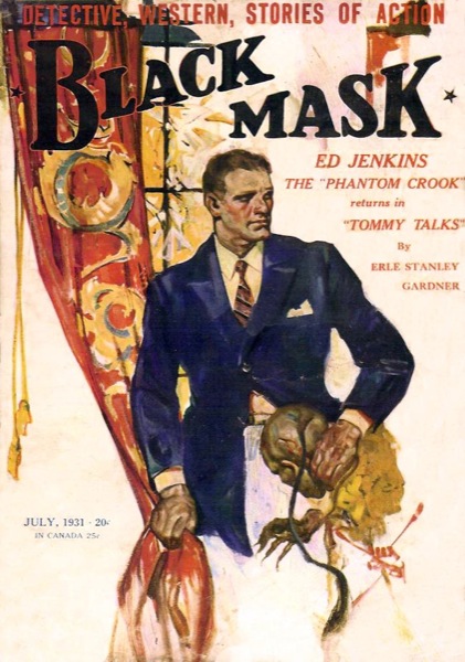 Covers from Black Mask, a Vintage Pulp Fiction Mag
