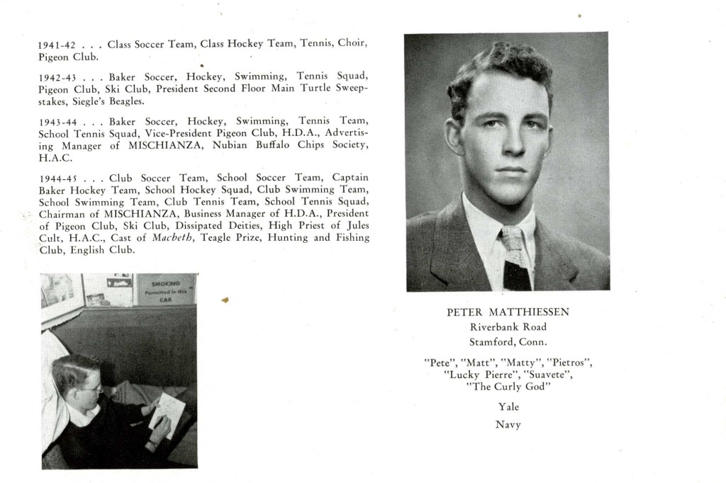 Lewis Lapham Remembers Peter Matthiessen