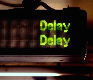 On Train Delays and Selfishness