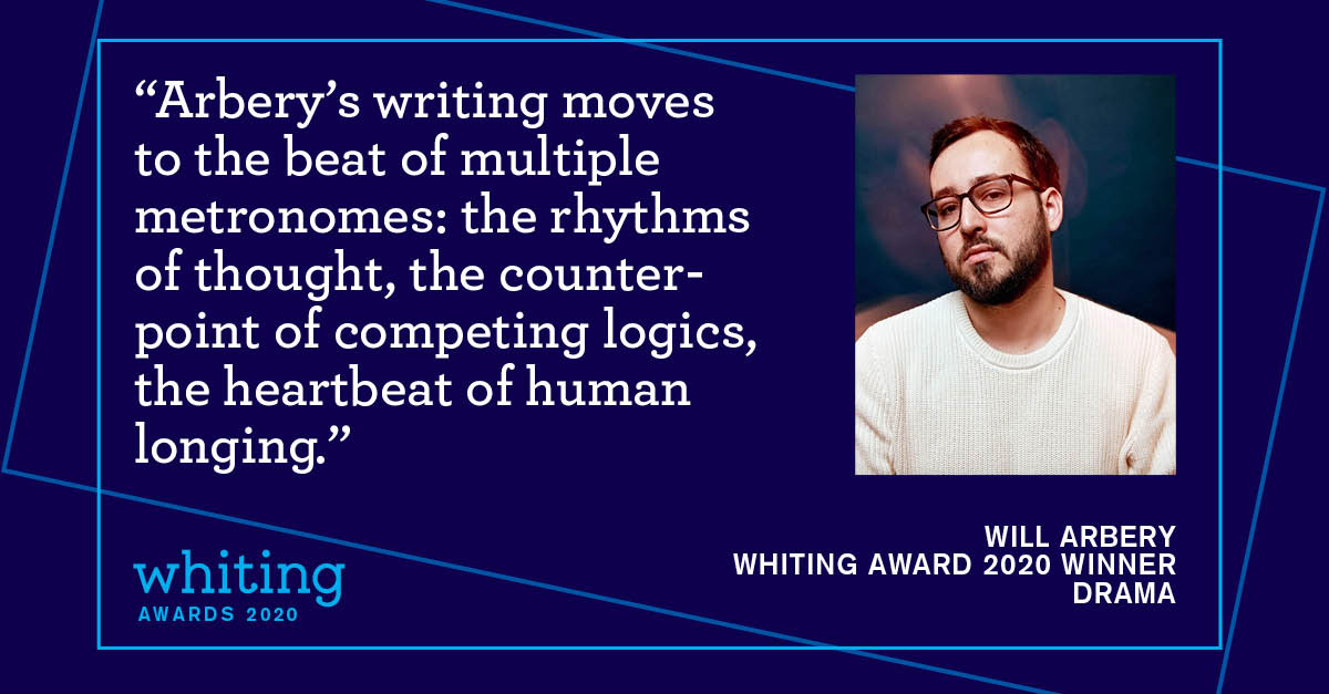 Whiting Awards 2020: Will Arbery