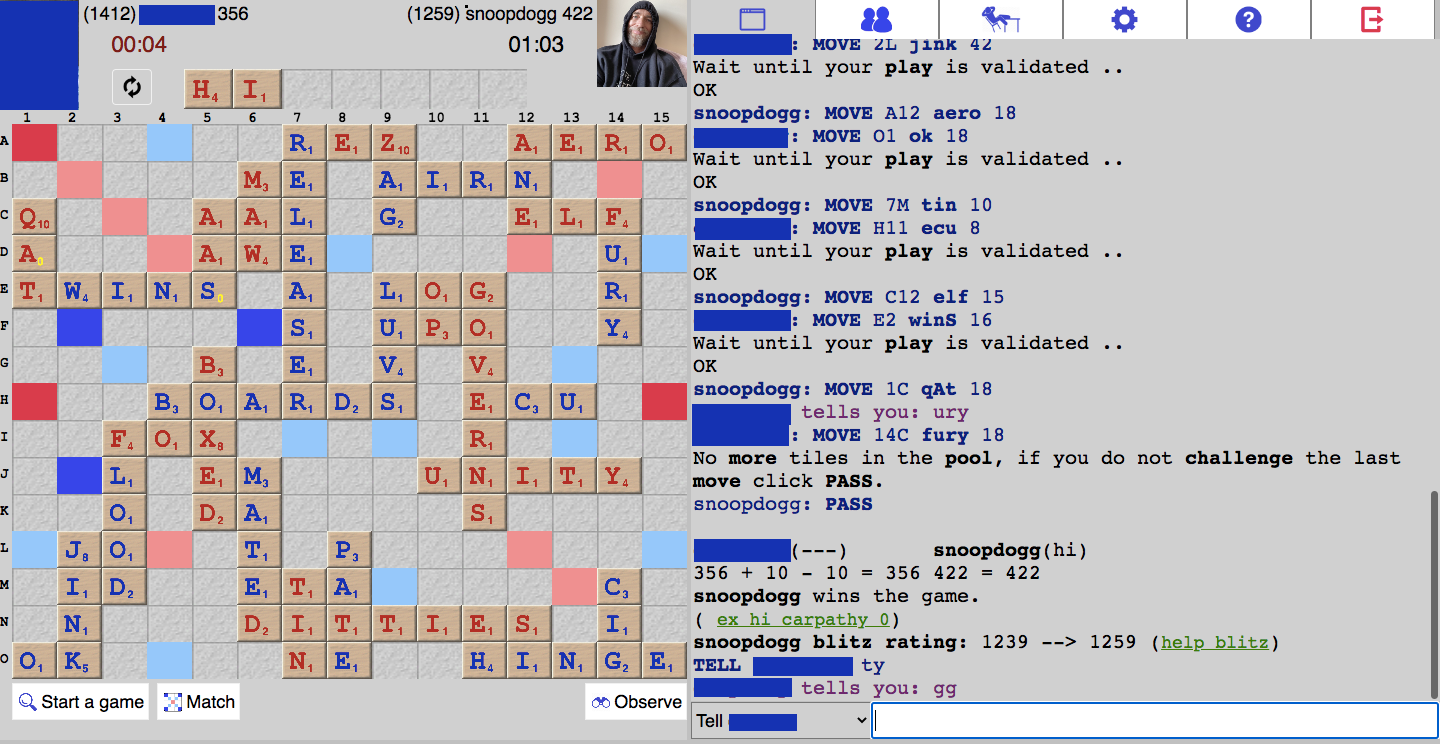 Scrabble, Anonymous by Brad Phillips