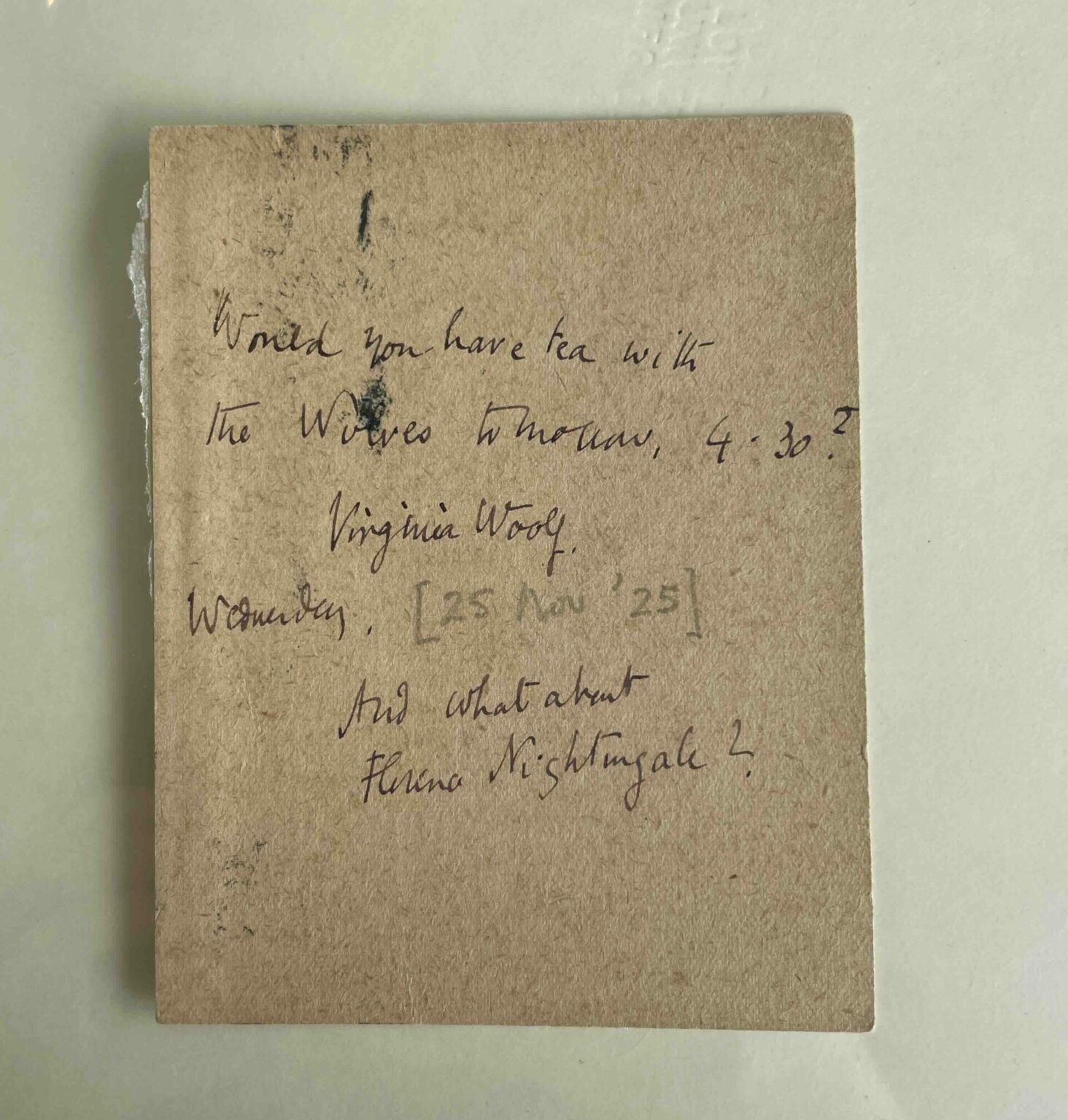 Postcards from Virginia Woolf by Sarah Bochicchio