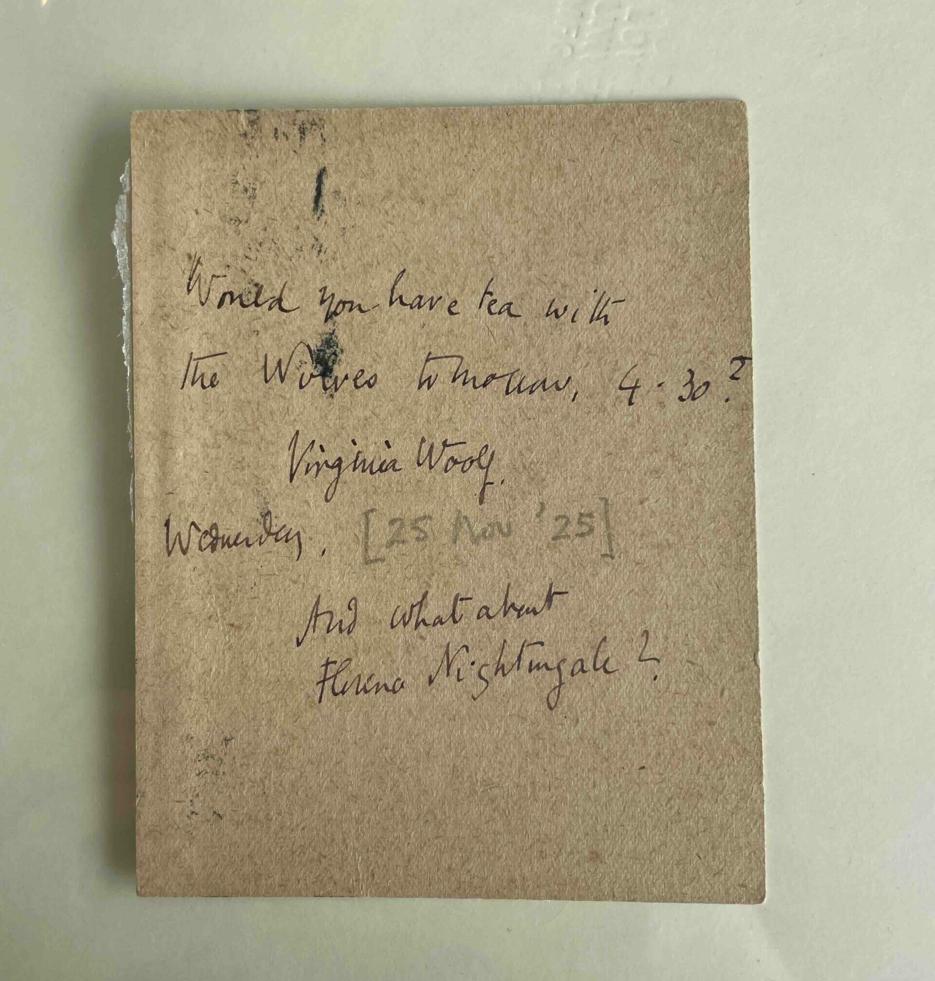 Postcards from Virginia Woolf by Sarah Bochicchio