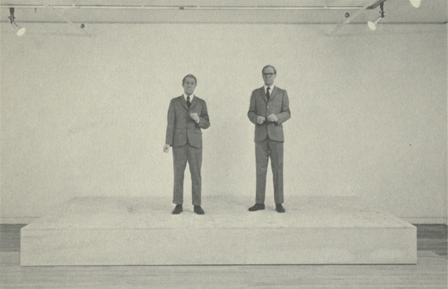 Paris Review - The Red Sculpture by Gilbert and George