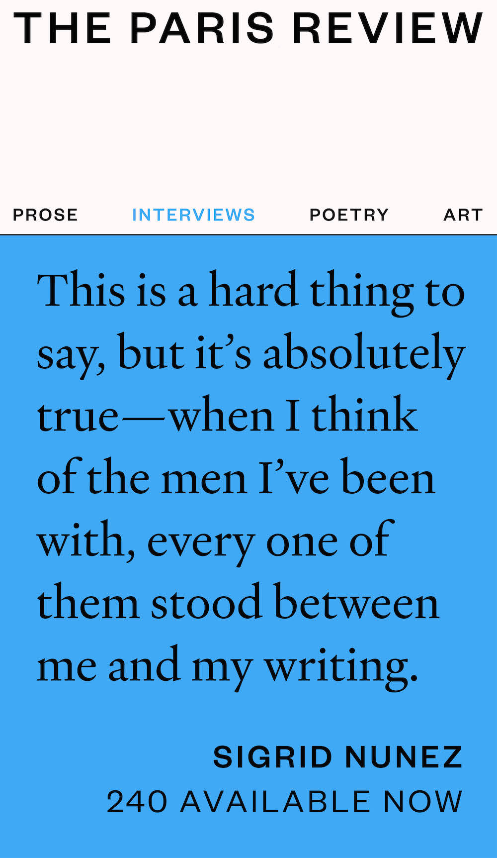 Paris Review - Writers, Quotes, Biography, Interviews, Artists