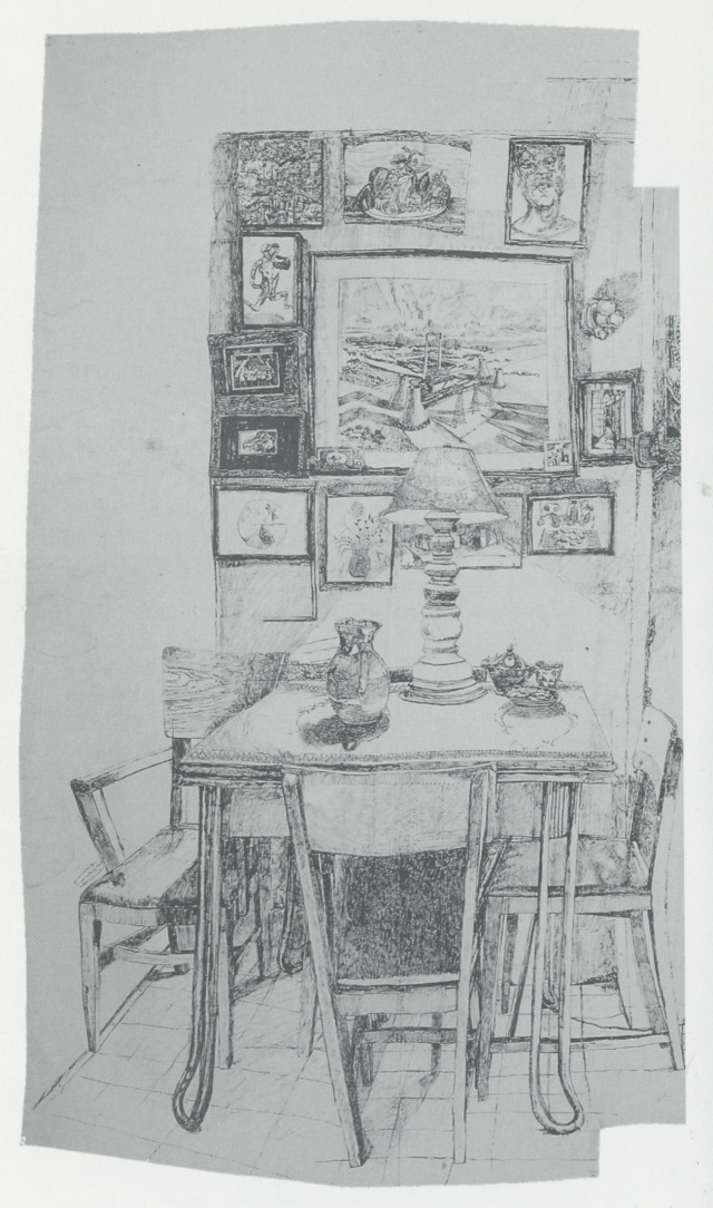 Paris Review - Kitchen and Bathroom by Dawn Clements