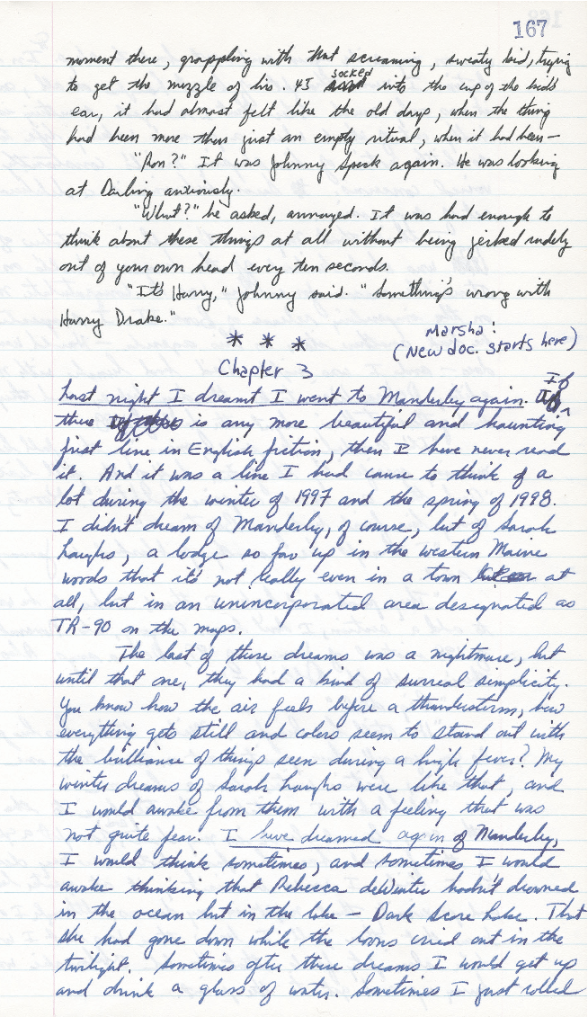Handwritten Manuscript | The StephenKing.com Message Board